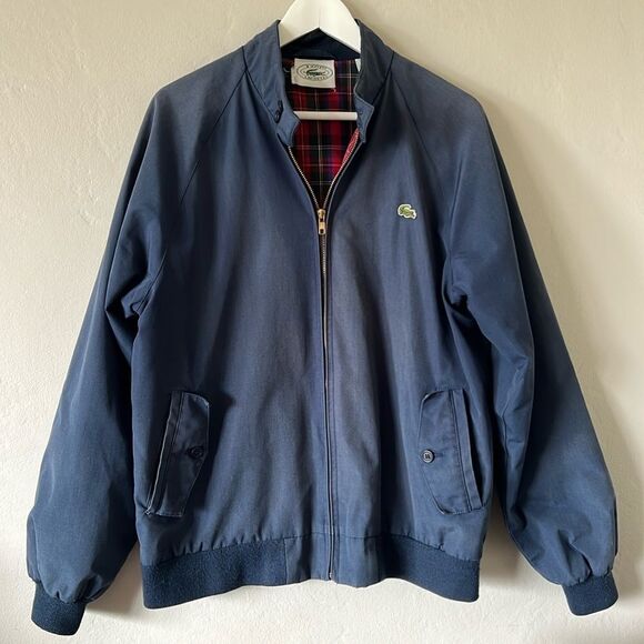 Lacoste | Jackets & Coats | Vintage Mens Navyizod Lacoste Zip Up Jacket ...